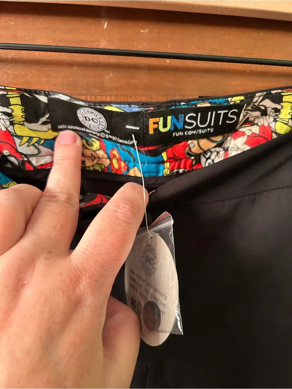 Fun Suits | Pants & Jumpsuits | Fun Suits Nwt Dc Print Comics Dress ...